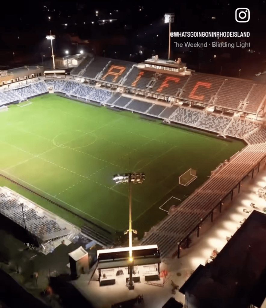 Centreville Bank Stadium lights up for the first time - Whats Going On ...